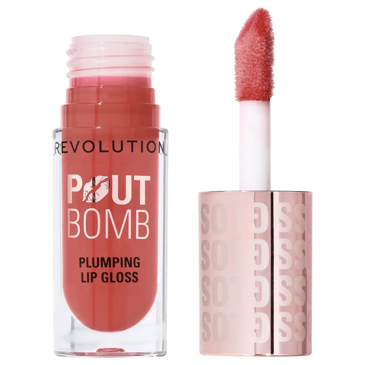 Sjaj za puniji izgled usana – Pout Bomb New Melba Warm Peach