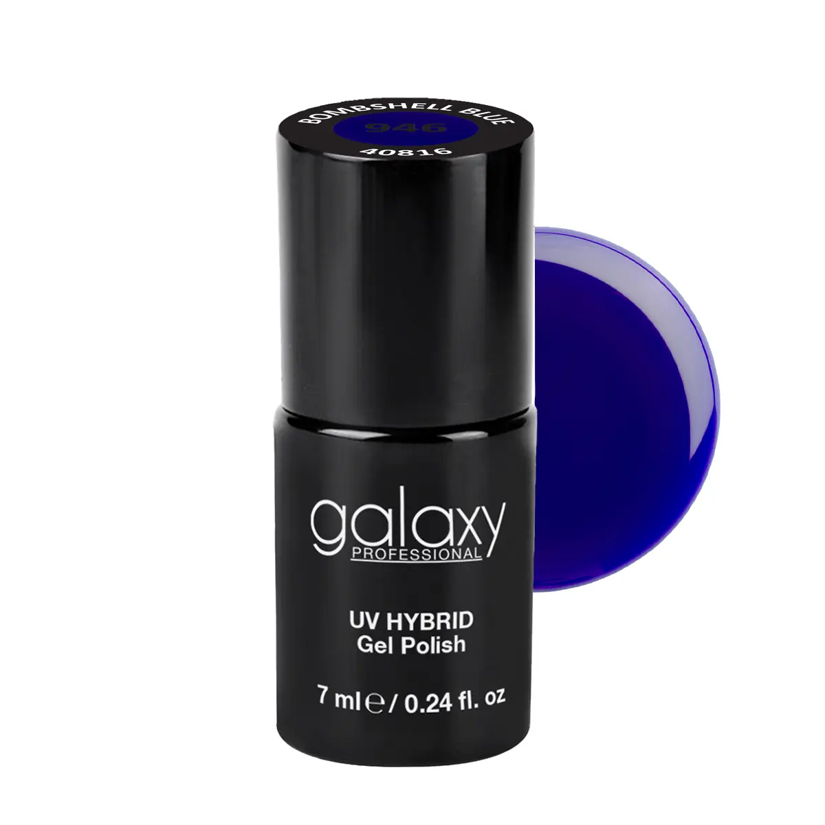 Trajni lak za nokte UV/LED GALAXY Hybrid 7ml Bombshell Blue S946