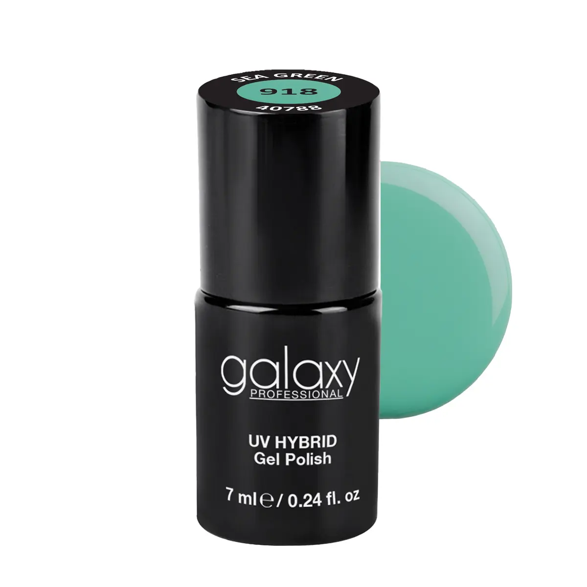 Trajni lak za nokte UV/LED GALAXY Hybrid 7ml Sea Green S918