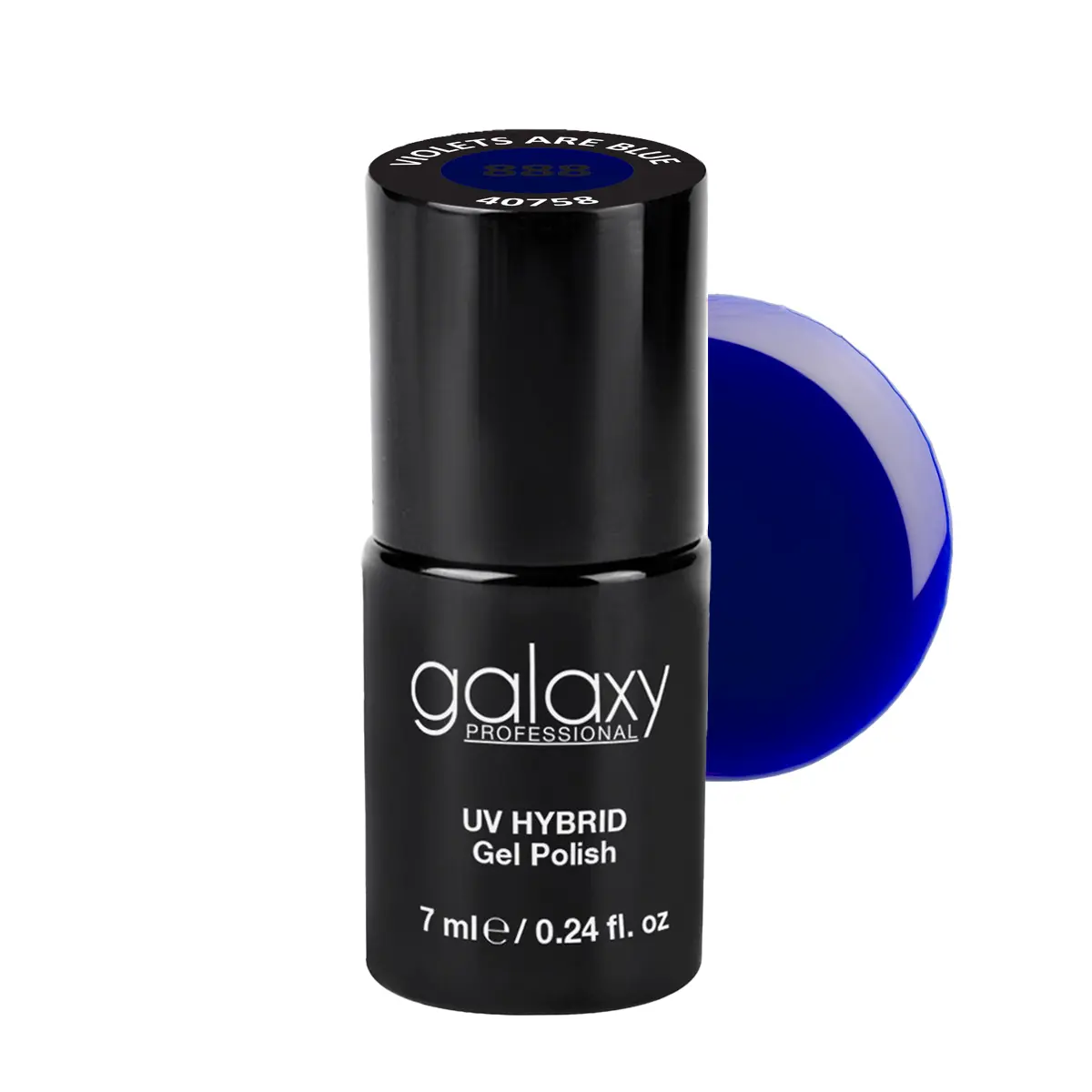 Trajni lak za nokte UV/LED GALAXY Hybrid 7ml Violets Are Blue S888