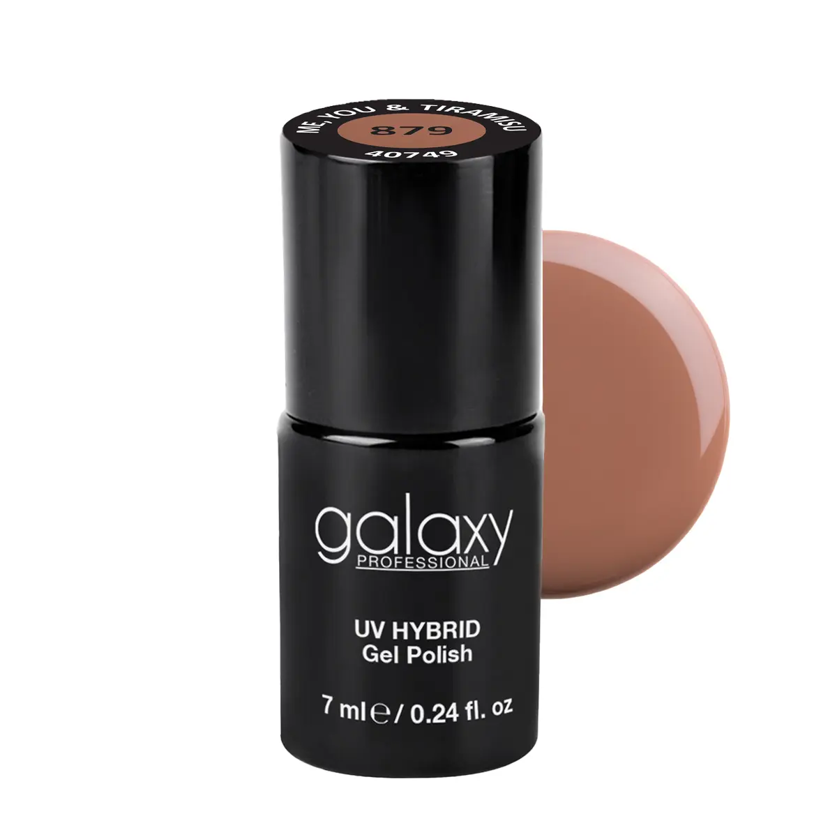 Trajni lak za nokte UV/LED GALAXY Hybrid 7ml Me, You & Tiramisu S879