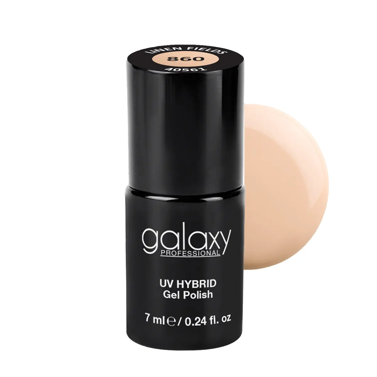 Trajni lak za nokte UV/LED GALAXY Hybrid 7ml Linen Fields S860