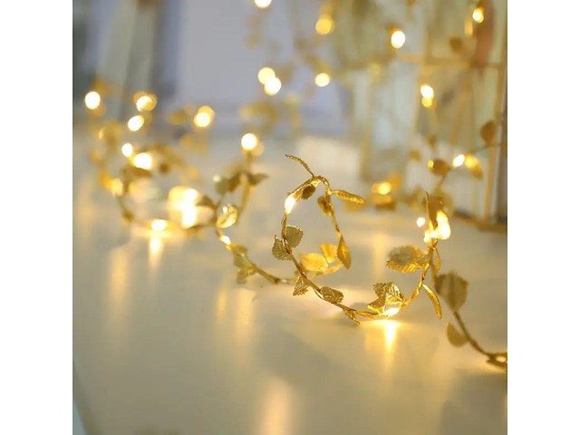 LED lampice Gold Leaf ✿NOVO✿