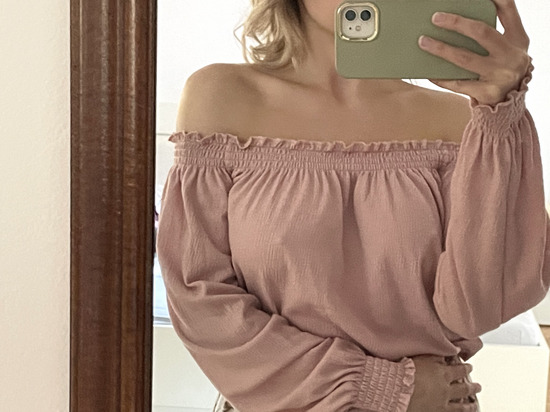 H&M off shoulder bluza vel.S