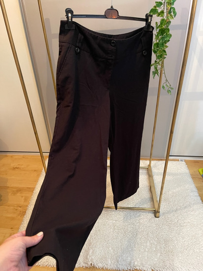 Prelepe crne Lindex pantalone sirokih nogavica