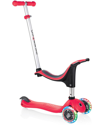 Globber Go Up Sporty guralica/trotinet za decu 4 u 1 Lights Red