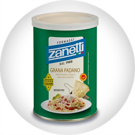 ZANETTI GRANA PADANO Parmezan u konzervi 32%m.m. 160g