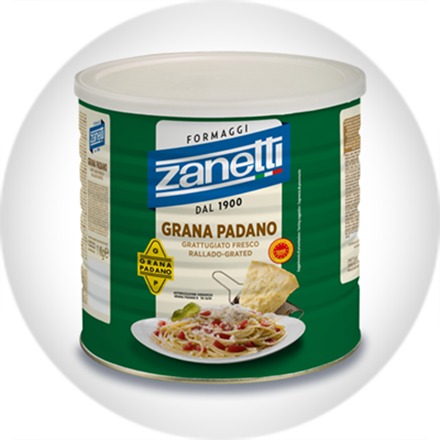 ZANETTI PARMEZAN GRANA PADANO u konzervi 32%m.m. 1kg