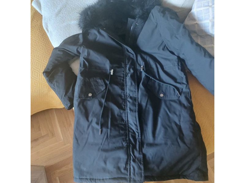 Nova crna parka 2xl