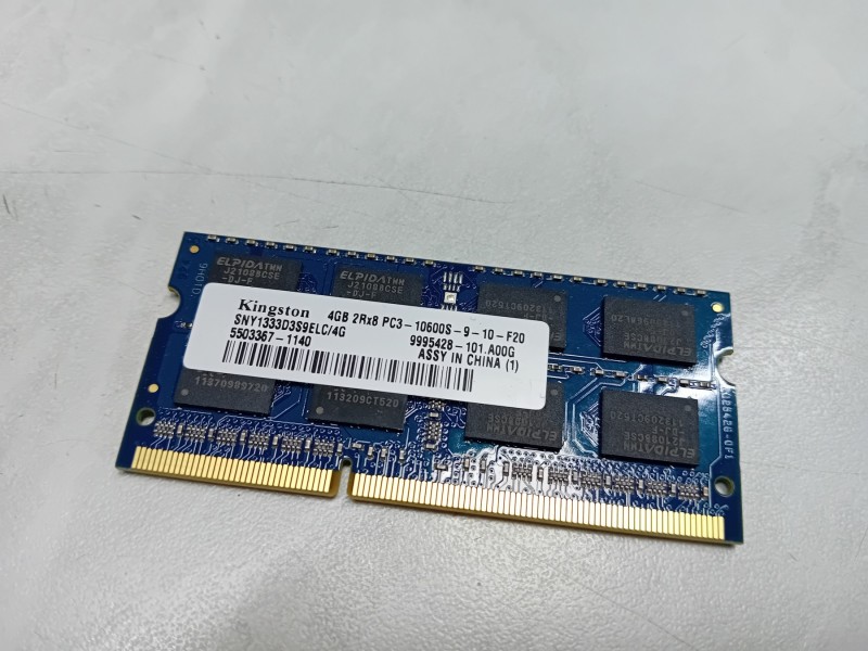 4gb ddr3 kingston 1333mhz ispravna za laptop