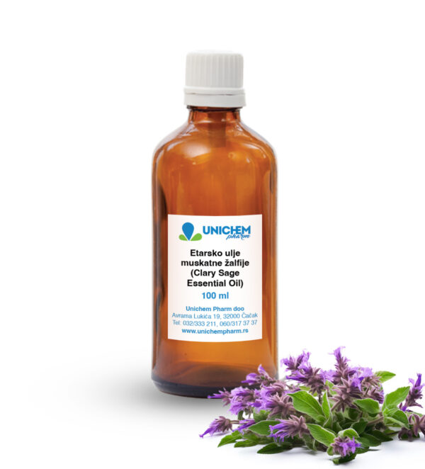 Etarsko ulje muskatne žalfije (Clary Sage Essential Oil)