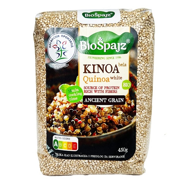 Kinoa bela organska 450g Bio Špajz