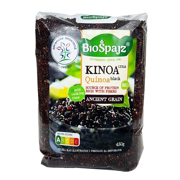 Kinoa crna organska 450g Bio Špajz