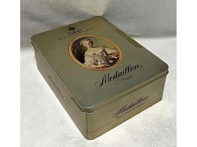 Medaillon SUCHARD vintage metalna kutija EXTRA