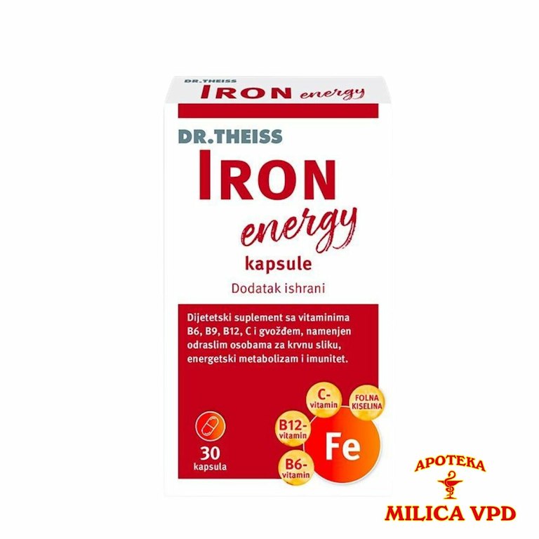 Iron Energy 30 kapsula