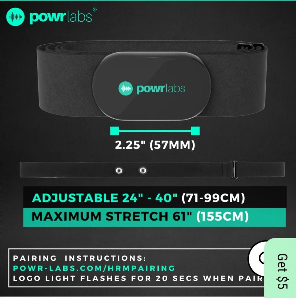 Powrlabs heart rate monitor