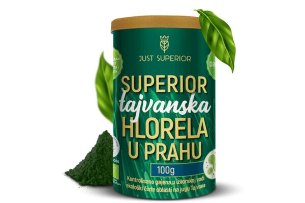 Organska hlorela u prahu iz Tajvana Just Superior – 100g