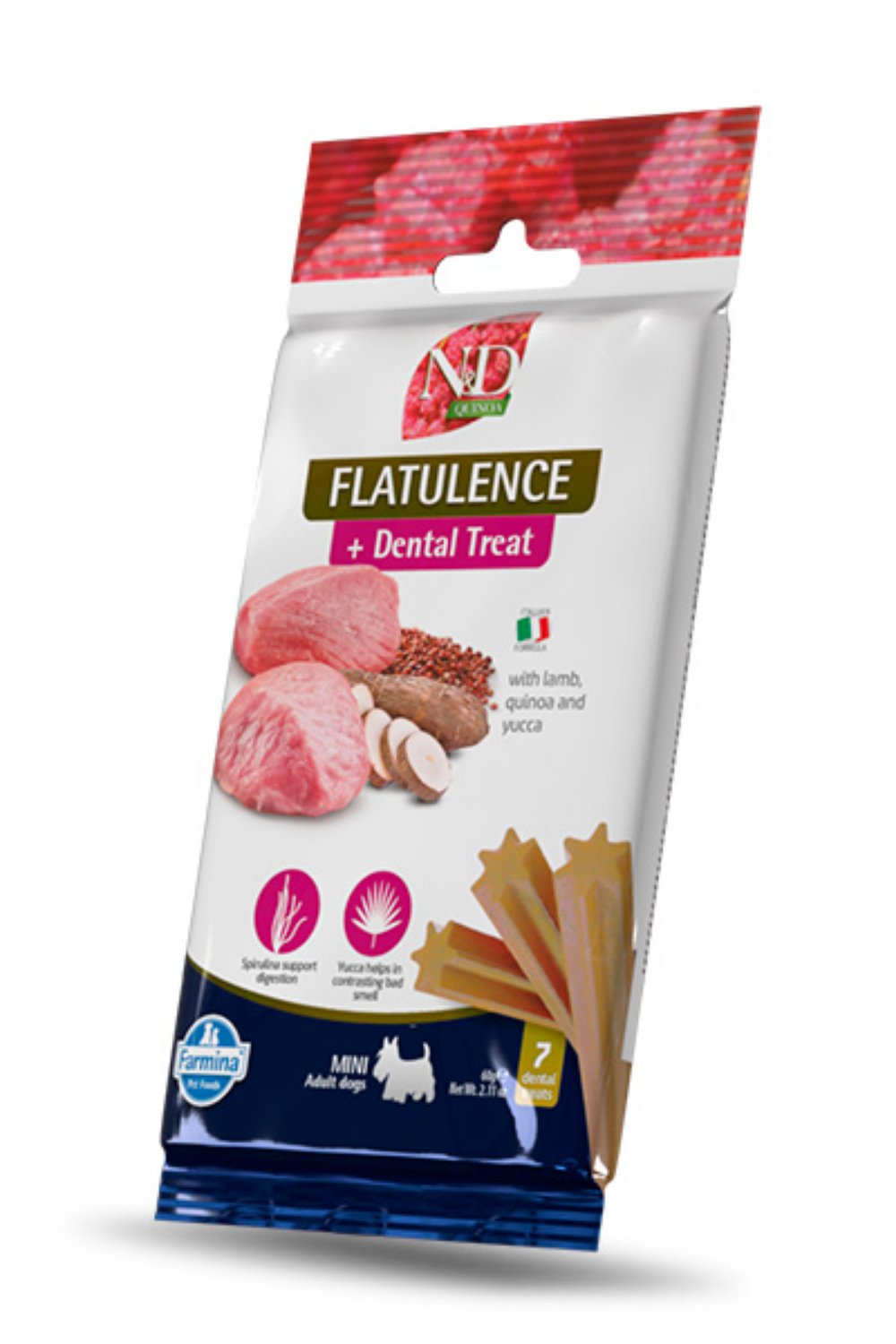 ND Quinoa Flatulence poslastica za pse, mini 60 g