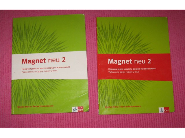 NEMAČKI JEZIK 6, MAGNET NEU 2 - udžbenik i radna sveska