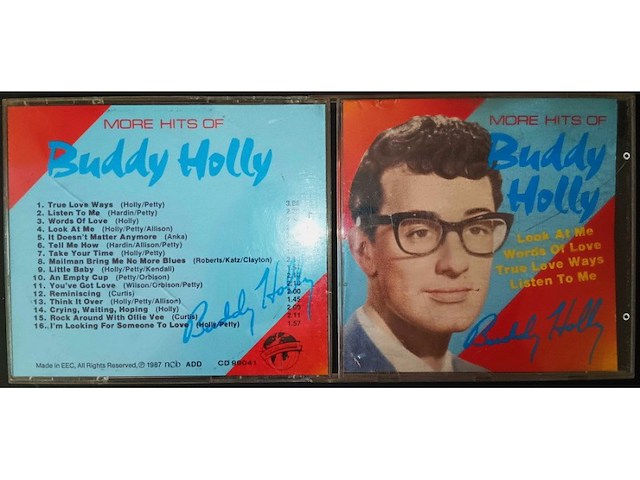 Buddy Holly-More Hits Of Buddy Holly Europe CD (1987)