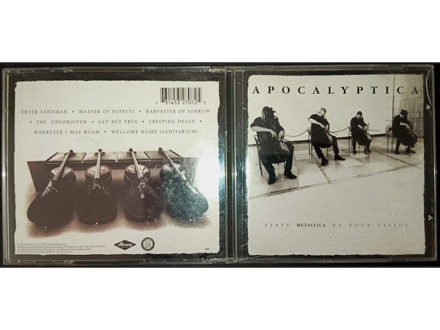 Apocalyptica-Plays Metallica by Four Cellos USA CD(1996