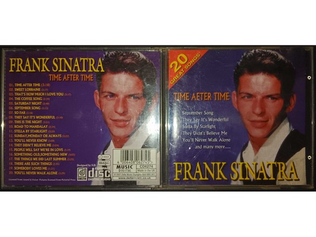 Frank Sinatra-Time After Tme UK CD (2001)