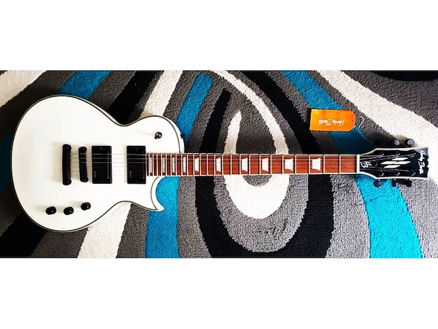 Harley Benton SC-Custom II Active White gitara + oprema