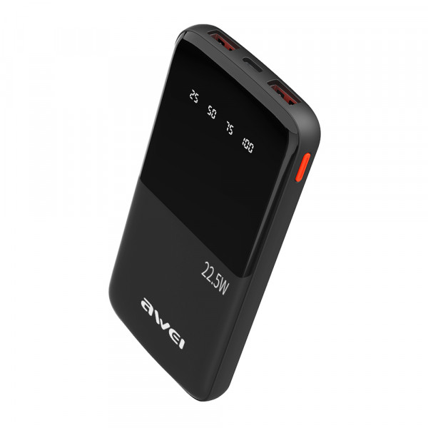 Power bank AWEI P10K 10000mAh crni