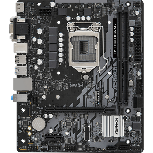 ASRock H510M-HDV/M.2 LGA1200 Micro ATX Matična ploča