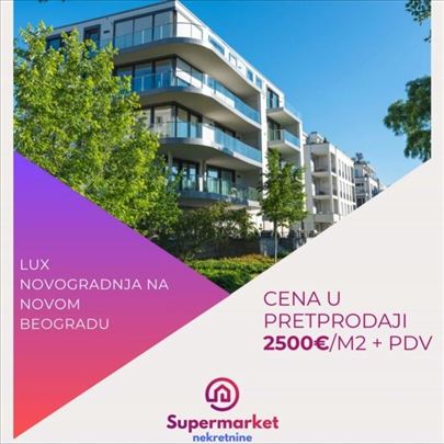 Pretprodaja lux novogradnja Novi Beograd