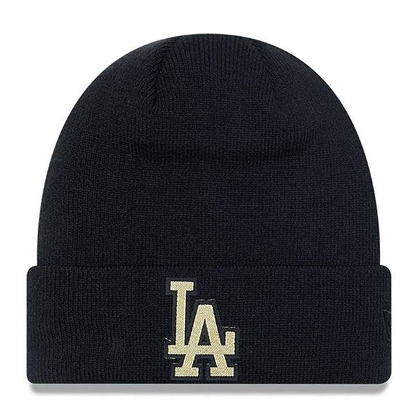 METALLIC BADGE BEANIE LA DODGERS 'BLACK'