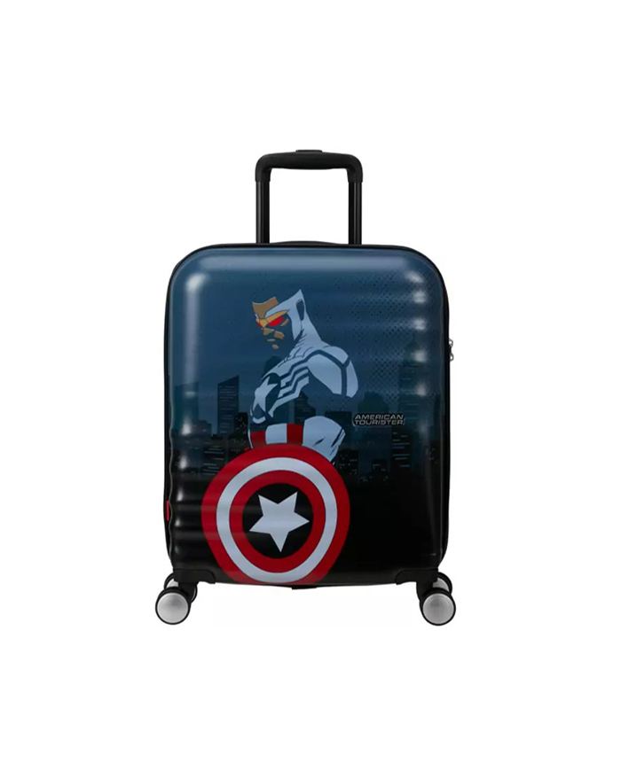 KOFER CAPTAIN AMERICA CITY WAVEBREAKER DISNEY-SPIN.55/20 TSA BLUE TROLLEY American Tourister