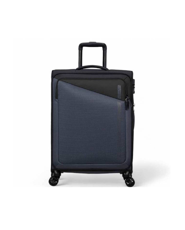 KOFER DARING DASH-SPINNER M EXP TSA BLACK/GRAY TROLLEY American Tourister