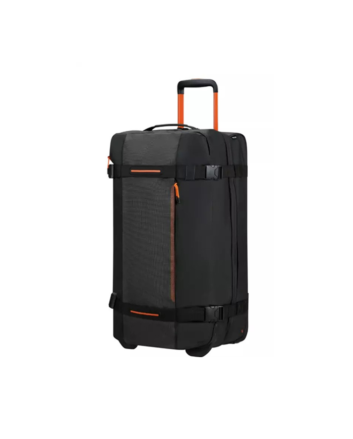 KOFER URBAN TRACK-DUFFLE/WH M COATED BLACK/ORANGE TROLLEY American Tourister