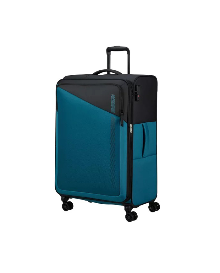 KOFER DARING DASH-SPINNER L EXP TSA BLACK/BLUE TROLLEY American Tourister