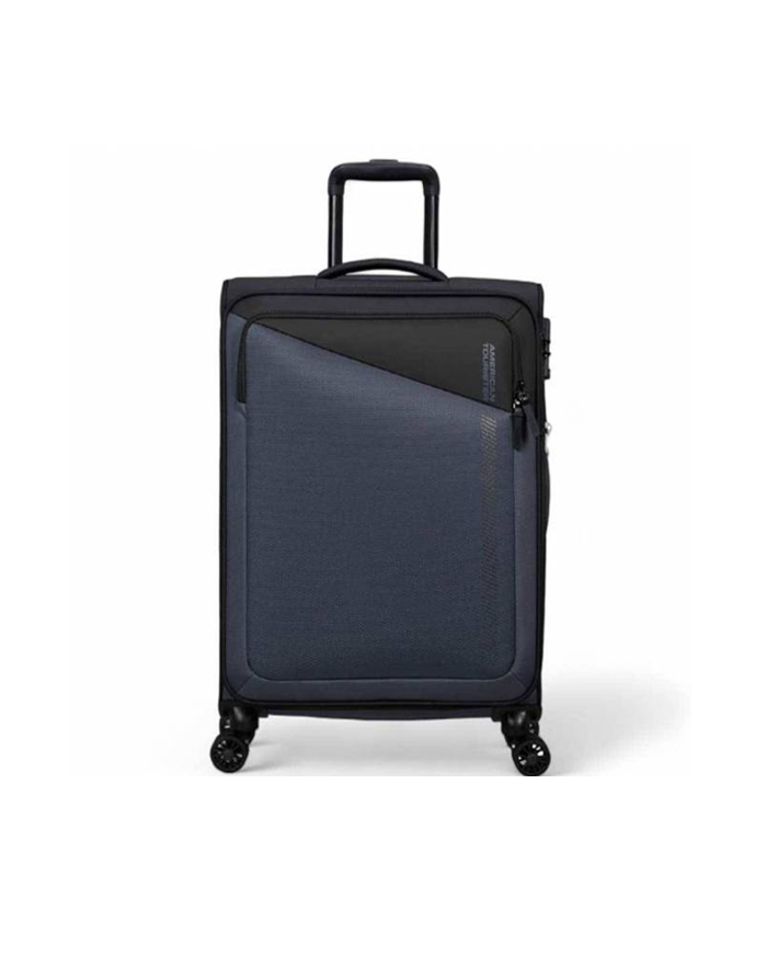 KOFER DARING DASH-SPINNER L EXP TSA BLACK/GRAY TROLLEY American Tourister