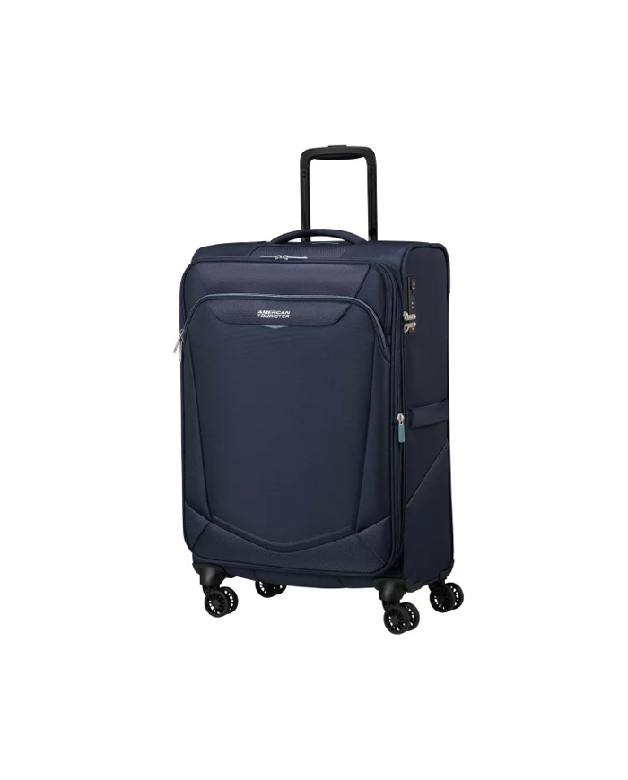 KOFER SUMMERRIDE-SPINNER M EXP TSA NAVY BLUE TROLLEY American Tourister