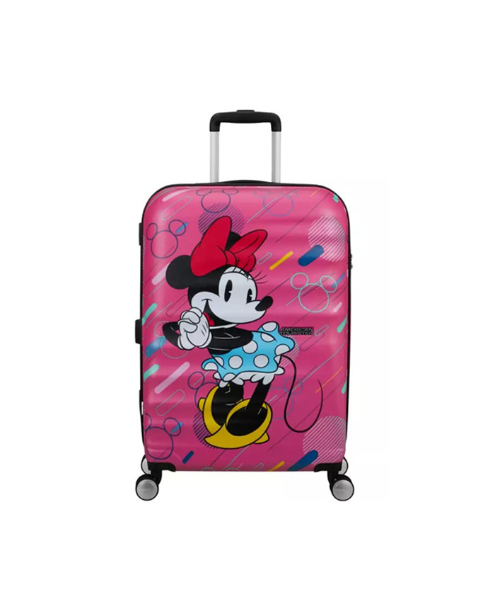 KOFER MINNIE FUTURE POP WAVEBREAKER DISNEY-SPIN.67/24 TSA PINK TROLLEY American Tourister