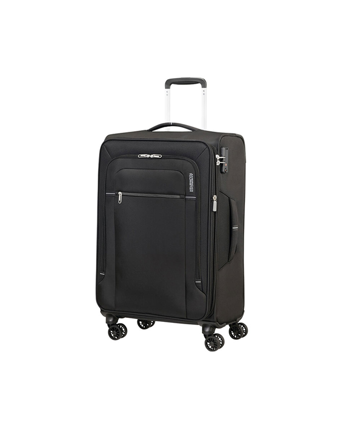 KOFER CROSSTRACK-SPINNER 67/24 TSA EXP BLACK/GRAY TROLLEY American Tourister