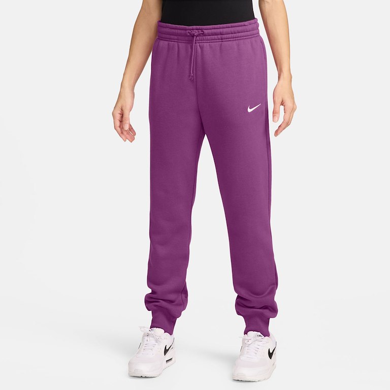 Nike W NSW PHNX FLC MR PANT STD, ženski donji deo trenerke, ljubičasta