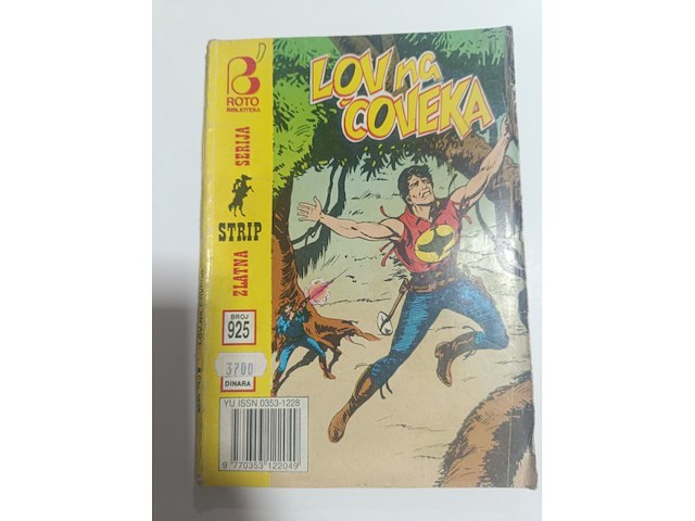 Zagor Zlatna Serija 925 Lov na čoveka