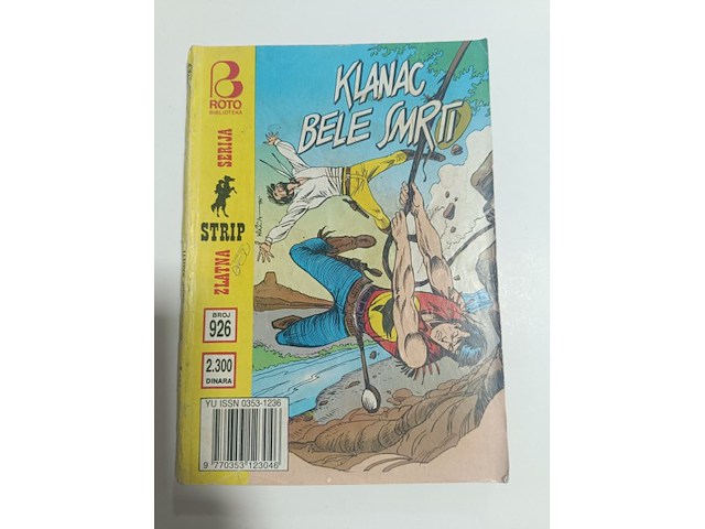 Zagor Zlatna Serija 926 Klanac bele smrti