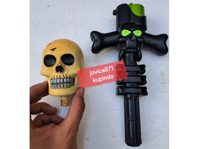 Vintage Skeleton Bow Yugo bootleg plus Skull na poklon