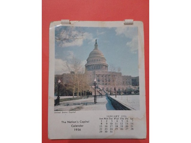 THE NATION`S CAPITOL CALENDAR 1956