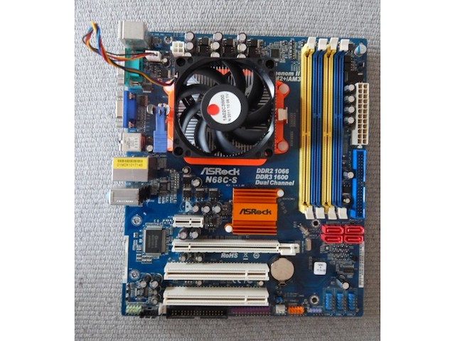 ASRock N68C-S + AMD Athlon II X2 240