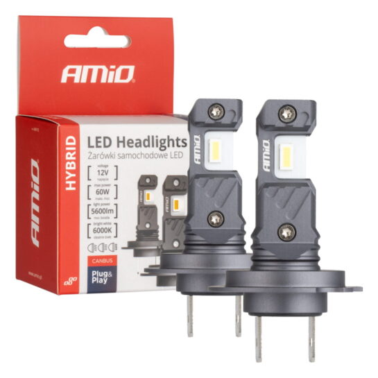 Sijalice LED H7/H18 Canbus 12V 60W (2 kom) – Amio 04115