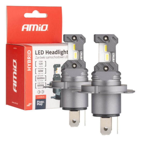 Sijalice LED H4/H19 Canbus 12V 60W (2 kom) – Amio 04114