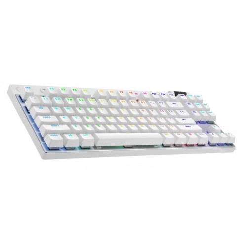 Logitech G PRO X TKL Lightspeed Gaming Keyboard, White, US, BT Tactile