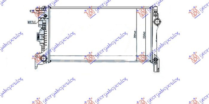 HLADNJAK MOTORA 2.0 BENZIN/HIBRID / 2.0 DIZEL (MAN/AUTO) (653x334) (NISSENS)