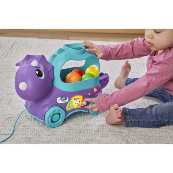 Fisher Price Dino Bebi vozilo sa lopticama